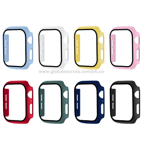 Buy Wholesale China For Apple Watch Series 7 2d Flat Case With Built-in ...