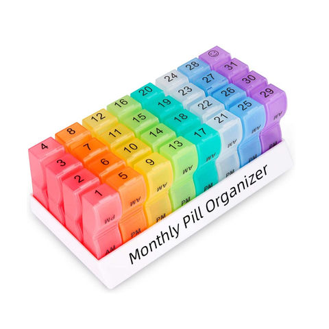 Buy Wholesale China Reusable Monthly Weekly Daily Pill Dispenser For ...