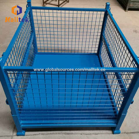 Buy Wholesale China Stackable Storage Cage Warehouse Bin & Storage Cage ...