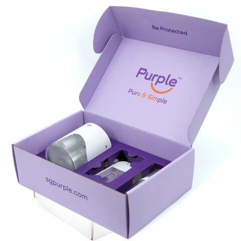 Buy Wholesale China Mailer Boxes,custom Printed Purple Corrugated Boxes ...
