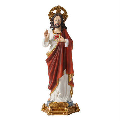 12 Inch Religious Jesus Statues Interior Tabletop Decoration Resin ...