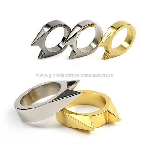Buy Wholesale China Self Defense Rings Portable Tool Stainless Steel ...