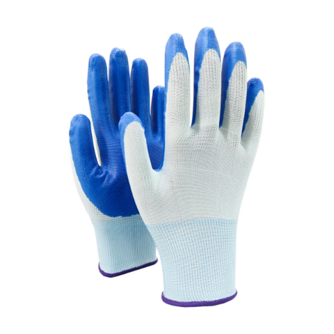 Buy Wholesale China Gloves,nitrile Coated Anti-slip Rubberized Worker ...