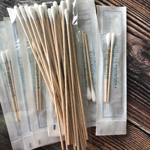 Buy Wholesale China 100% Pure Cotton Medical Single Cotton Tip 15cm ...