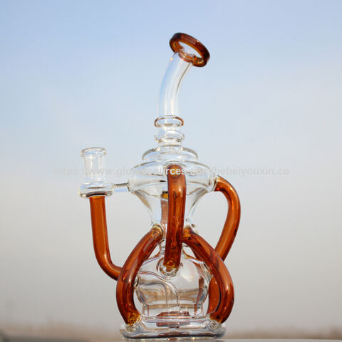 Glass Bong Colorful Glass Oil Dab Rig Smoking Water Pipe With ...