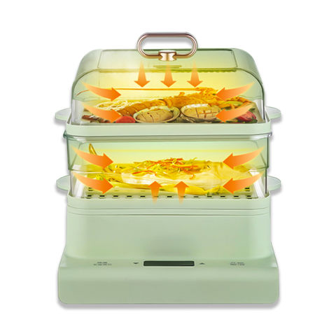 Buy Wholesale China 3 Layers Plastic Vegetable Cooker And Steamer Food ...