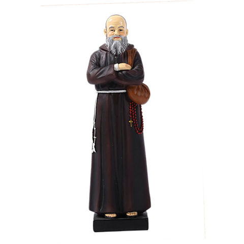 Buy Wholesale China 8 Inch Solemn Priest Ornaments Saint Padre Pio ...