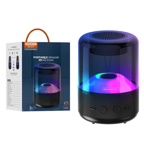 Somostel Handsfree Led Portable Speaker Colorful Rgb Light Speakers ...