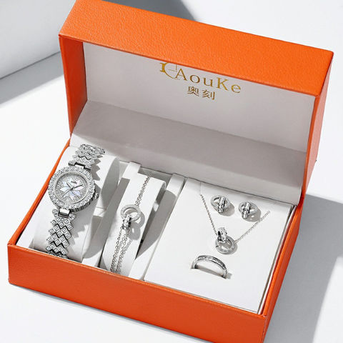 Buy Wholesale China Brand New Metal Lady Watch Gift Set Neckline Chain ...