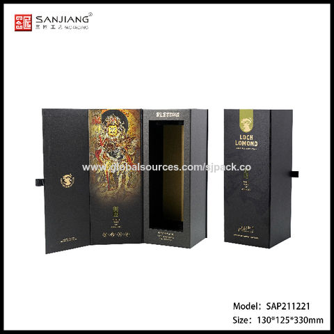 Buy Wholesale China Custom Size Cardboard Magnetic Single Glass Bottle ...