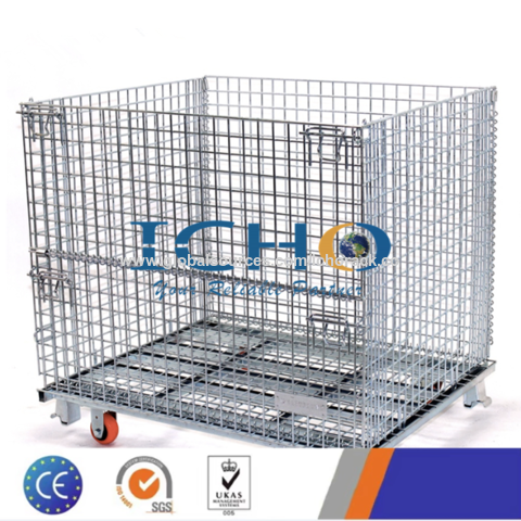 Buy Wholesale China Bottom Discharge Metal Pallet Container Stackable ...