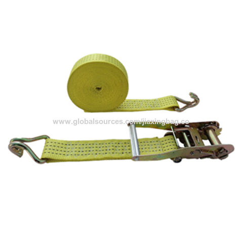 Buy Wholesale China Ratchet Strap With Plate Spring Hook, Made Of 100% ...
