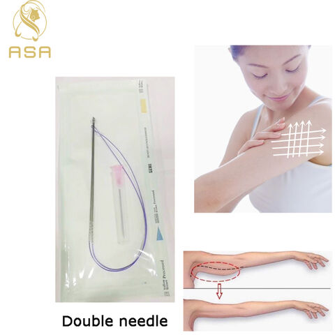 Buy Wholesale China Double Needle 20g*290mm Smooth Pdo Threading For ...