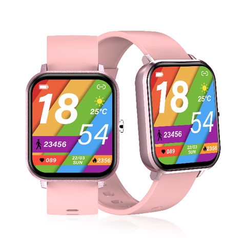 Square Smart Watch Wrist Watch Smart Waterproof Ip67 Heart Rate Monitor ...