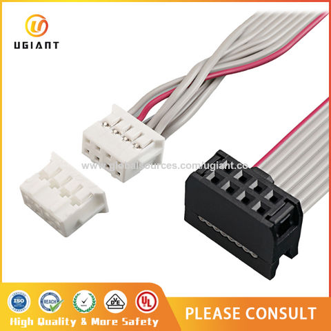 Buy Wholesale China Custom 2.54 Idc Socket 20 Pin Connector Nylon Cable ...