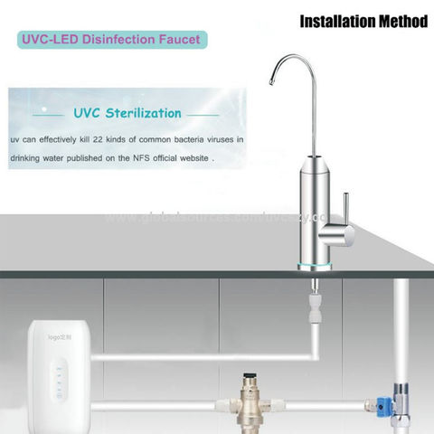 Buy Wholesale China Uvc Led Disinfection Home Faucet Zinc Alloy Water ...
