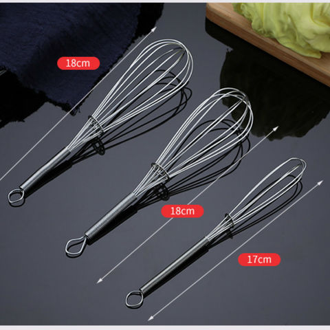 Semi-automatic Rotating Egg Mixer, 1pcs, Stainless Steel Manual Stirrer ...