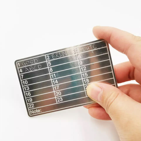 Buy Wholesale China Aluminum Crypto Cold Wallet Steel Card To Prevent ...