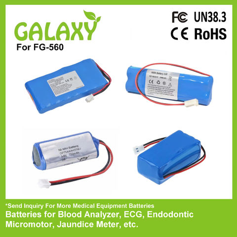 Buy Wholesale China For Fukuda Fg-560 Ecg Replacement Medical Battery High Quality & Medical ...