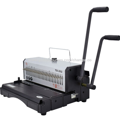 Buy Wholesale China Factory Price Rayson Td-202 Pitch 2:1 Double Wire Binding Machine & Binding ...