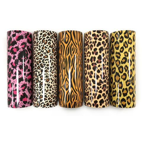 Buy Wholesale China Customized Printable Tpu Pu Iron On Leopard Htv ...