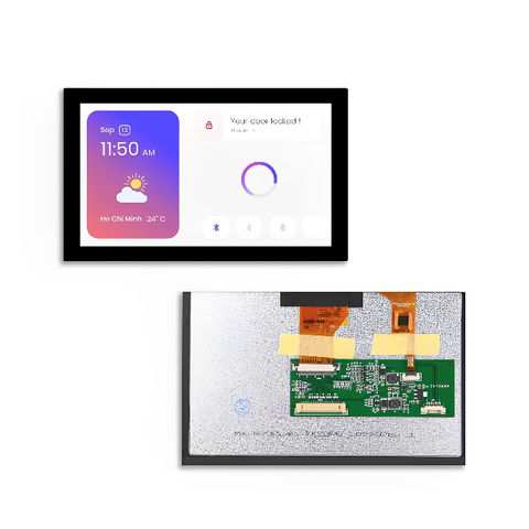 Display 7 Inch Lcd Transparent Touch Screen Adhesive Bonding With ...