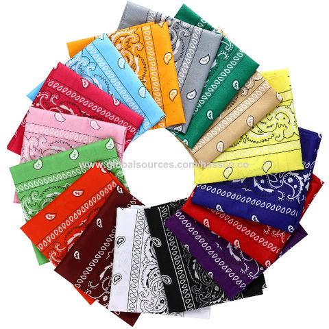 Buy Wholesale China Multicolor Bandanas Polyester Novelty Double Sided ...