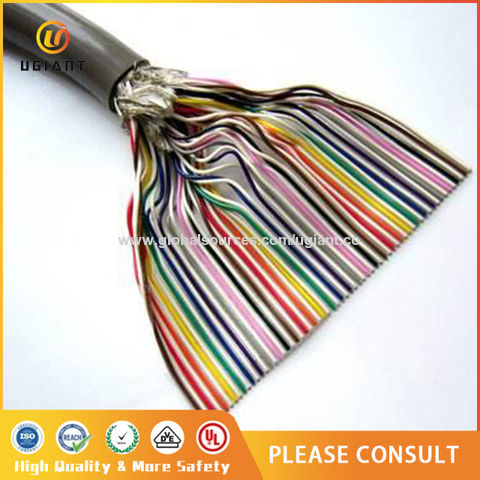 Buy Wholesale China Custom 3659 28awg 20c 1.27mm 0.635mm Flat Cable ...