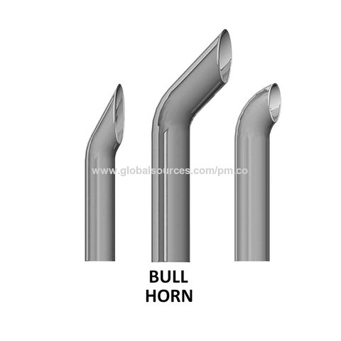 Buy Wholesale China Pino 3.5" Bullhorn Truck Stack Polished Customize ...