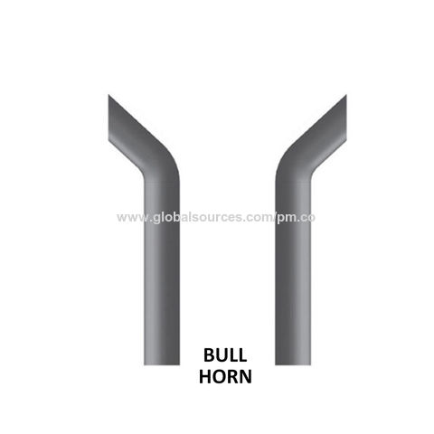 Buy Wholesale China Pino 4" Bullhorn Truck Stack Polished Customize Top ...