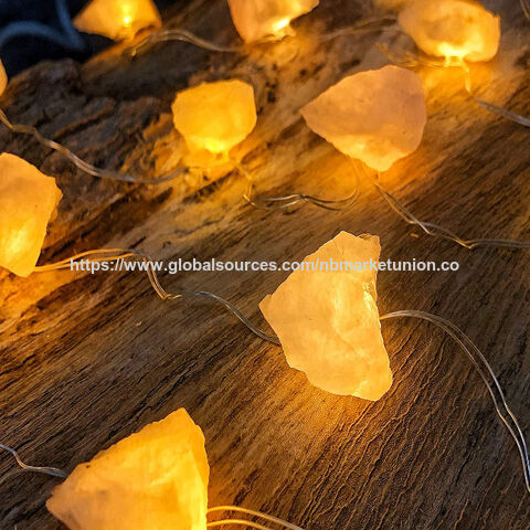Buy Wholesale China Decorative String Lights Crystal Himalayan Battery ...
