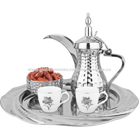 Buy Wholesale China Silver High Quality Stainless Steel Coffee Pot Set ...