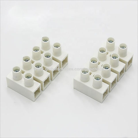 Feed Through Screw Terminal Blocks Wire Connector For Cable8 Pole ...