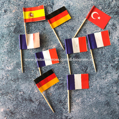 Buy Wholesale China Flag Pick Customized Design Cheese Toothpick Flag ...