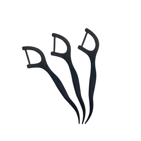 Buy Wholesale Hong Kong SAR Bamboo Charcoal Fiber Infused Black Dental ...