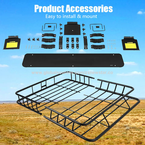 Buy Wholesale China 43"*39"*6" Universal Rooftop Basket Cross Bar Mount ...