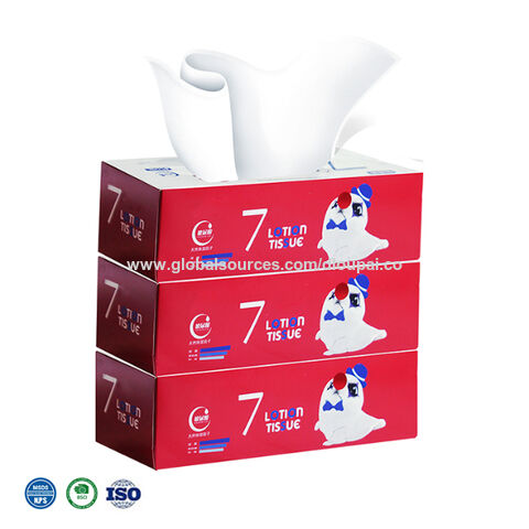 Buy Wholesale China 3ply High Quality White Facial Face Box Tissue ...