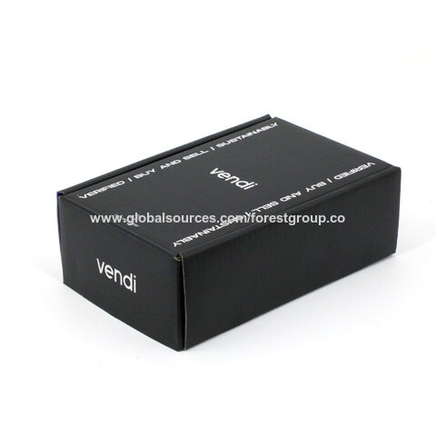 Buy Wholesale China Matte Black E Flute Custom Logo Printing Corrugated ...