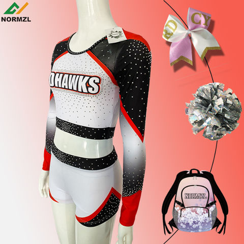 Kids Personalizados Custom Girls Cheerleading Warm Up Uniforms With ...