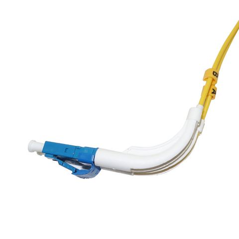 Lc Upc Fiber Optic Connector 90 Degree Angle Boot Single Mode Duplex ...