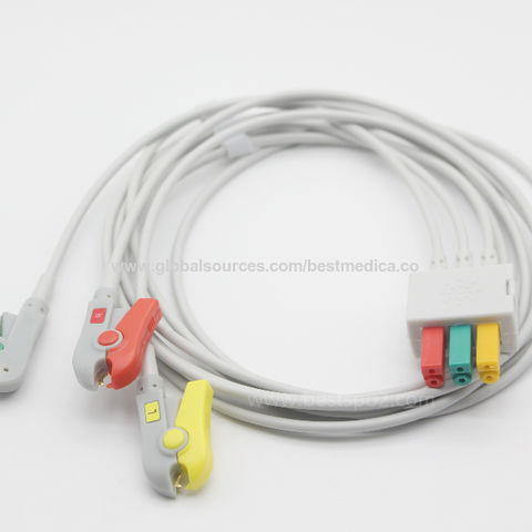 Buy Wholesale China Compatible For Mindray Ecg Cable 3 Lead Mindray ...