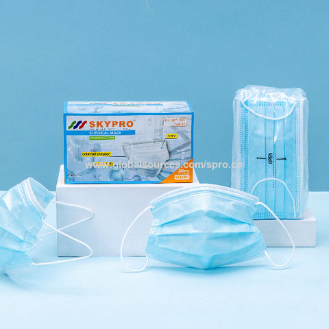 Buy Wholesale China Sky Pro Disposable En14683 Type Iir Standard 3-ply ...