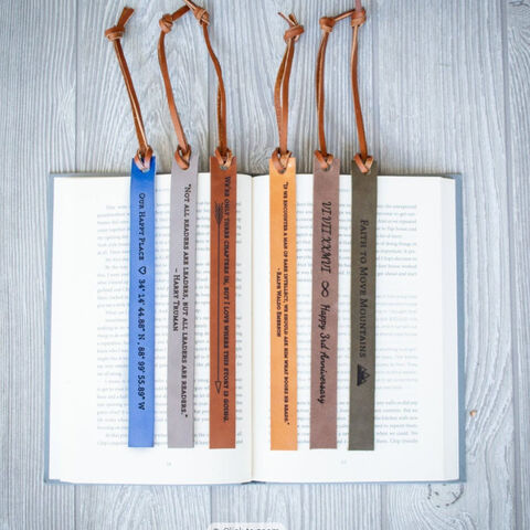 Buy Wholesale China Custom Bookmark Gifts Monogrammed Long Engraved ...