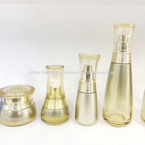 Buy Wholesale China Glass Cosmetic Bottle Cream Bottle Set 30g 50g 40ml 100ml 150ml Skincare ...