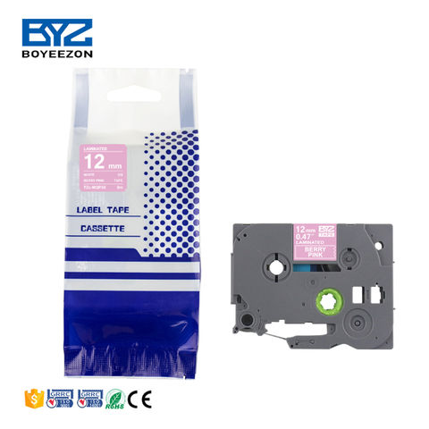 Buy Wholesale China Tzc-mqp35 White On Berry Pink Label 12mm Compatible ...