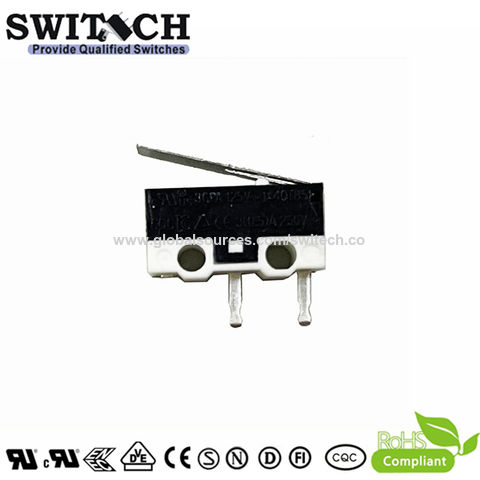 Buy Wholesale China Switech Mini Snap Action Micro Switch Spdt With Lever Zippy Equivalent ...