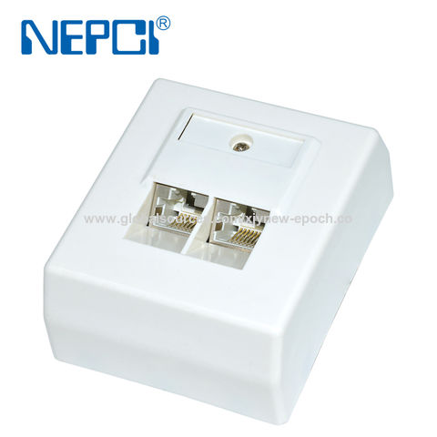 German Wall Surface Mount Shielded Network Connector Rj45 Jack Box ...
