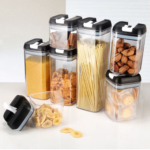 Buy Wholesale China Clear Plastic Airtight Kitchen Pantry Food ...