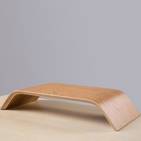 Buy Wholesale China Natural Bamboo Wooden Desktop Computer Stand ...