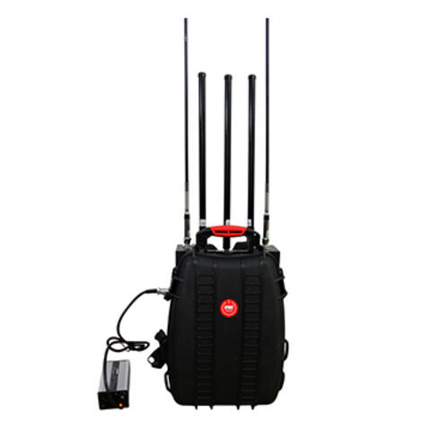 Man Pack Vhf Uhf Mobile Phone Signal Jammer/wifi /gps L1,130w Max 5 ...